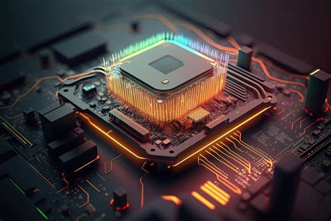 Lighting Cpu Stock Illustrations 1697 Lighting Cpu Stock