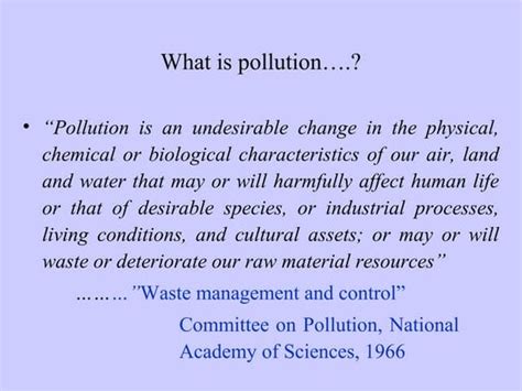 Pollution Monitoring And Control Methods Cod Ppt