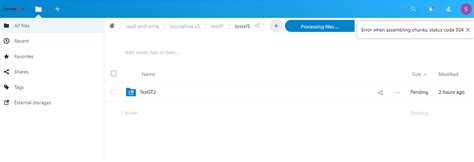 Receiving Error While Assembling Chunks Status Code 504 ℹ️ Support