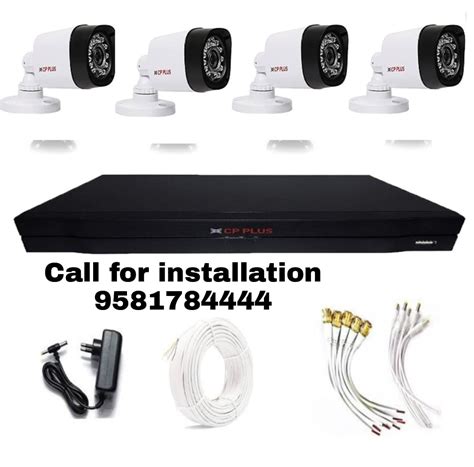 CPPLUS MP Cameras Bullet Kit Call For Installation Weset