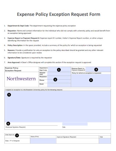 Free 37 Expense Request Form Samples In Pdf Ms Word