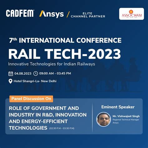 Cadfem India On Linkedin Cadfem Ansys Railtech2023