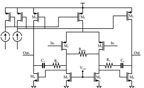 Fully Differential Baseband Amplifier Download Scientific Diagram