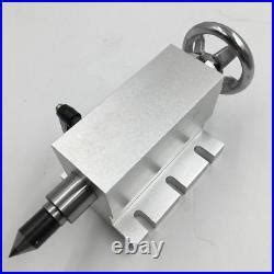 Tailstock Rotary Axis Th A Axis Jaw Mm Chuck Rotational Table CNC