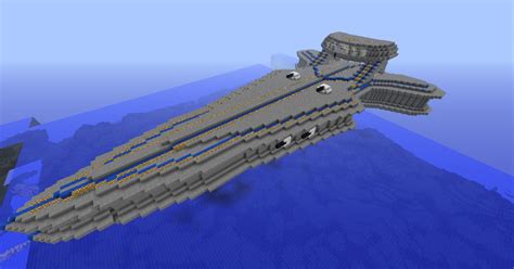 Spaceship Minecraft Build Map Design Talk
