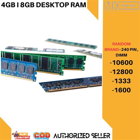 Memory Ram 4gb 8gb Ddr3 Ddr4 Dimm Memory For Pc Desktop Shopee