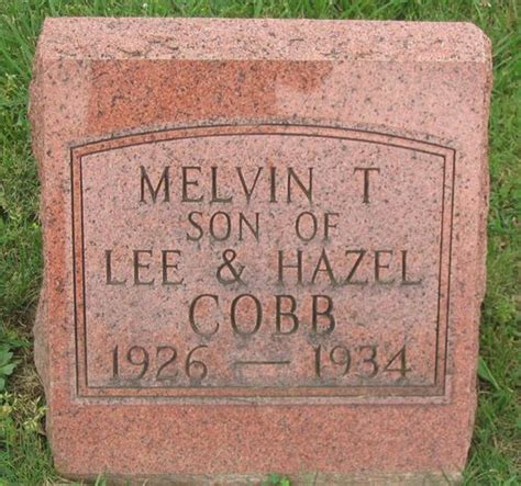 Melvin Tunney Cobb 1926 1934 Find A Grave Memorial