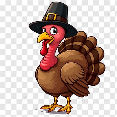 추수 감사절을 축하하는 순례자 모자를 쓰고 재미있는 만화 칠면조 새 떨어지다 모자 추수 감사절 Png 일러스트 및 이미지 에 대한 무료 다운로드 Pngtree
