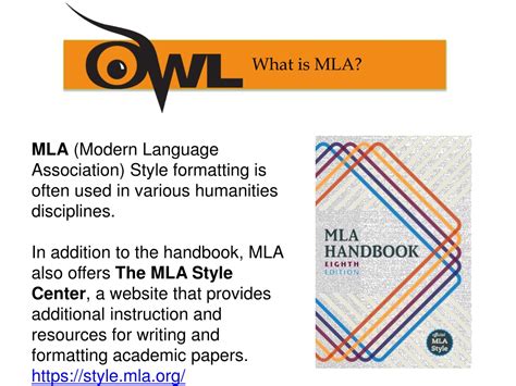 PPT MLA 8th Edition Formatting And Style Guide PowerPoint Presentation ID 9284410