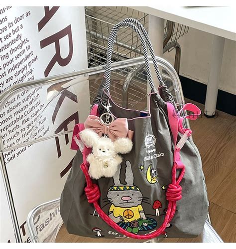 볼앤체인 가방 에코백 반다나 쇼퍼백 자수 스몰 공효진 미니 로프 티몬