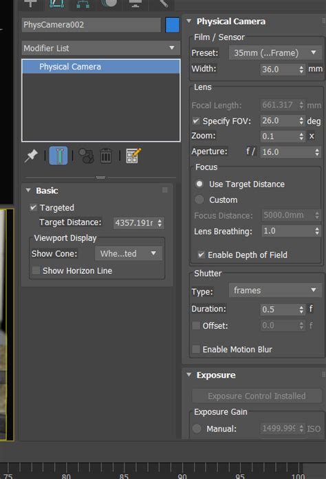 dof works in viewport but not appears on render autodesk community