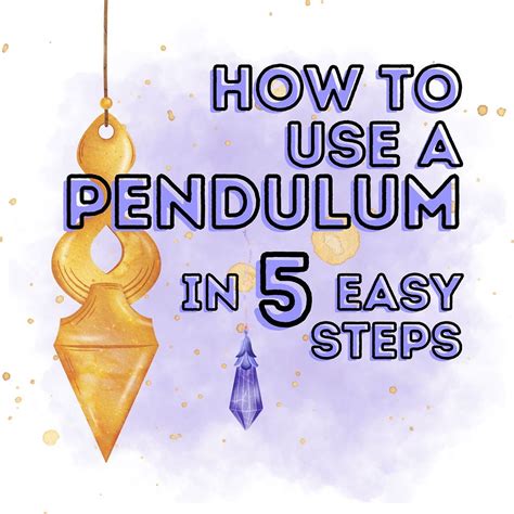 How To Use A Pendulum In Easy Steps Learn Pendulum Divination Today In Quick Easy Steps