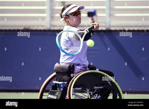 Saki Takamuro Of Japan During The Womens Wheelchair Doubles