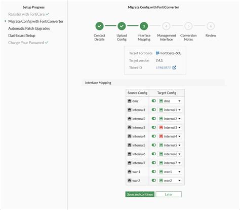 Migrating A Configuration With Forticonverter Fortigate Fortios 747 Fortinet Document