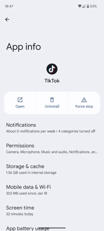how to disable tiktok notifications