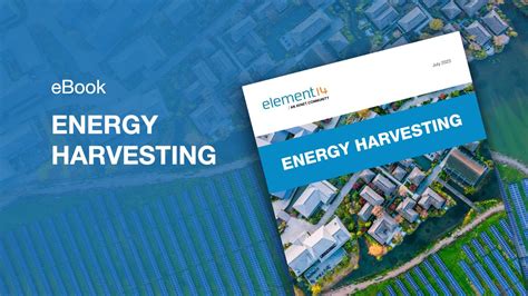 Farnell Electronics On Linkedin Ebook Energyharvesting