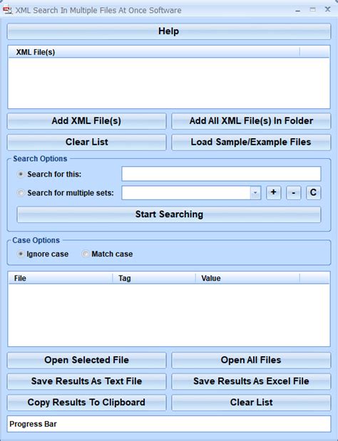 Xml Search In Multiple Files At Once Software