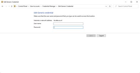 Updating Your Password For A Mapped Network Drive On Windows