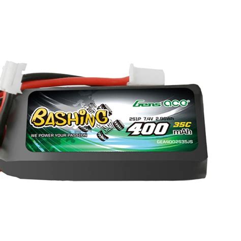 Gens Ace Li Po Car 2s 74v 400mah 35c With Jst Scx24 Scx24 O
