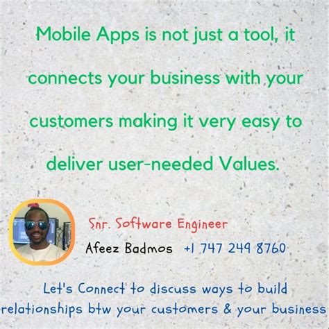Afeez Badmos On Linkedin Mobileapp Tool Customers Busines Twoway