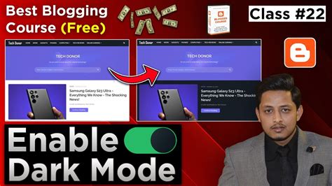 Enable Dark Mode In Your Blog Site Convert Your Blog Into Dark Mode