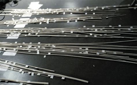 Rattan Elements Laid Out Sequentially According To Installation Order Download Scientific