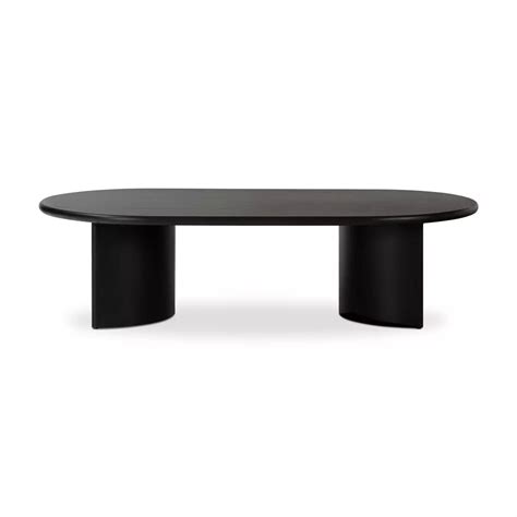 Four Hands Paden Coffee Table 51 Aged Black Acacia