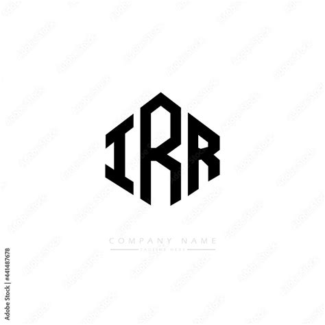Irr Letter Logo Design With Polygon Shape Irr Polygon Logo Monogram Irr Cube Logo Design Irr