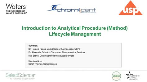 Webinar Introduction To Analytical Procedure Method Lifecycle Management Waters Videos