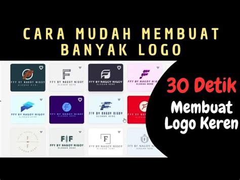 CARA MUDAH Membuat Logo Dengan AI Membuat Logo Brand Sendiri YouTube