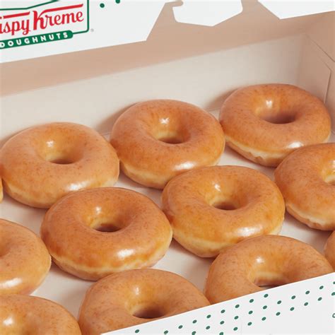 Krispy Kreme Original Glazed Dozen Snacks Fast Delivery By App Or Online