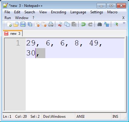 Replace New Lines With A Comma Delimiter With Notepad Stack Overflow