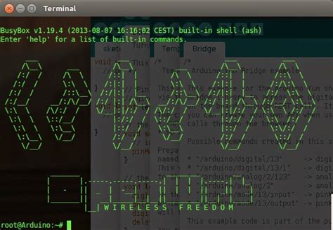 Atualizando O Openwrt Yun Do Arduino Yún