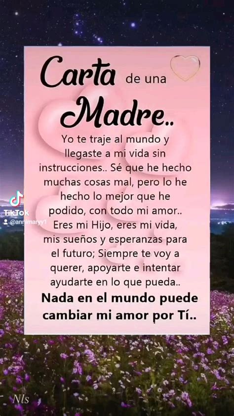 Carta Para Mi Madre Cartas Motivadoras Para Mama Yyip
