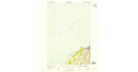 1954 Map Of Charlevoix Mi — High Res Pastmaps