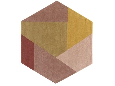 Tapis à Motifs Géométriques En Laine Hexa By Toulemonde Bochart