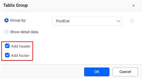 Add Headers And Footers With Tablix Groups Bold Reports