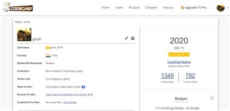 Girish Basandani On Linkedin Codechef 5star Problemsolving Datastructures Algorithms