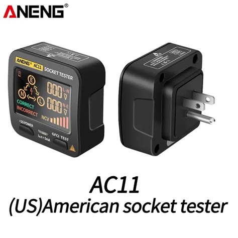 Aneng Ac11 Digital Smart Socket Tester Voltage Test Socket Detector Us Uk Eu Au Plug Ground Zero