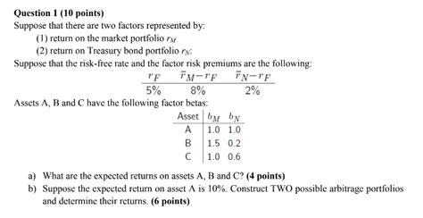 Solved Question 1 10 Points Suppose That There Are Two Chegg Com