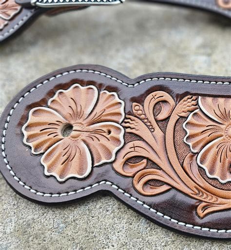 Leather Spur Strap Pattern Tooling Design Digital Pattern Etsy