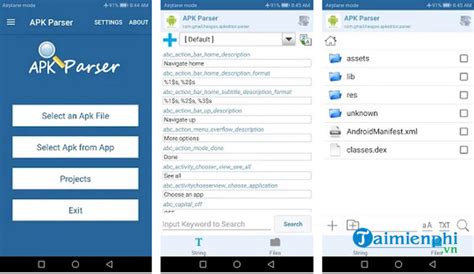 Download Apk Parser Cho Android Phân Tích Mã Nguồn File Apk Taimien