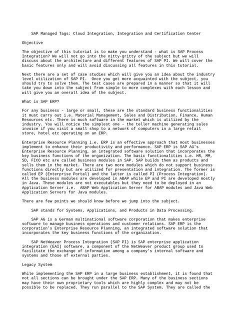 Sap Pipo Guru99 Tutorials3 Pdf Enterprise Resource Planning Computer Engineering