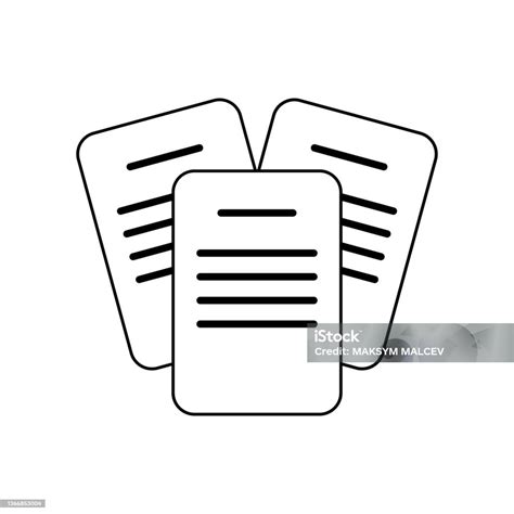 문서 서류 한 장 계약 계약 또는 대출에 서명합니다 추상 텍스트가 있는 문서입니다 흰색 배경에 격리 된 현대 벡터 그림입니다