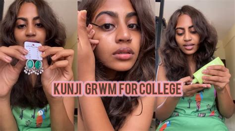 Grwm For College Malavika Santhosh Youtube