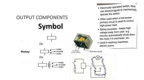 Electronics Lesson Output Components Pptx Physics Science
