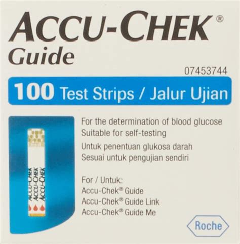 Accu Chek Guide Test Strip 100S Test Strip 50S Health Nutrition Health Monitors Weighing