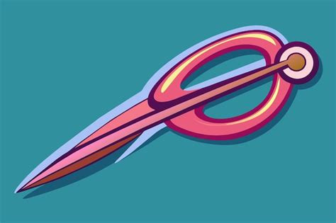 A Drawing Of A Pair Of Scissors With The Word Scissor On The Bottom