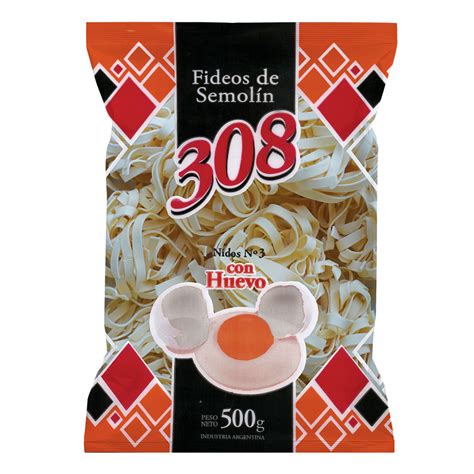 Fideos Nido 308 N3 500g Masonline Más Online