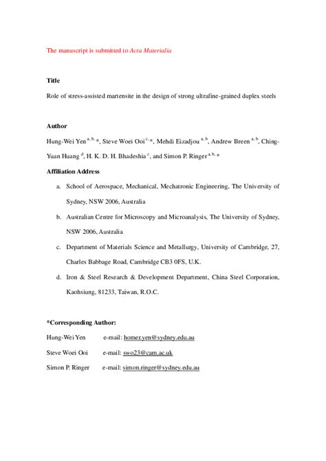 Pdf High Resolution Structural And Chemical Insights Into Ultrafine